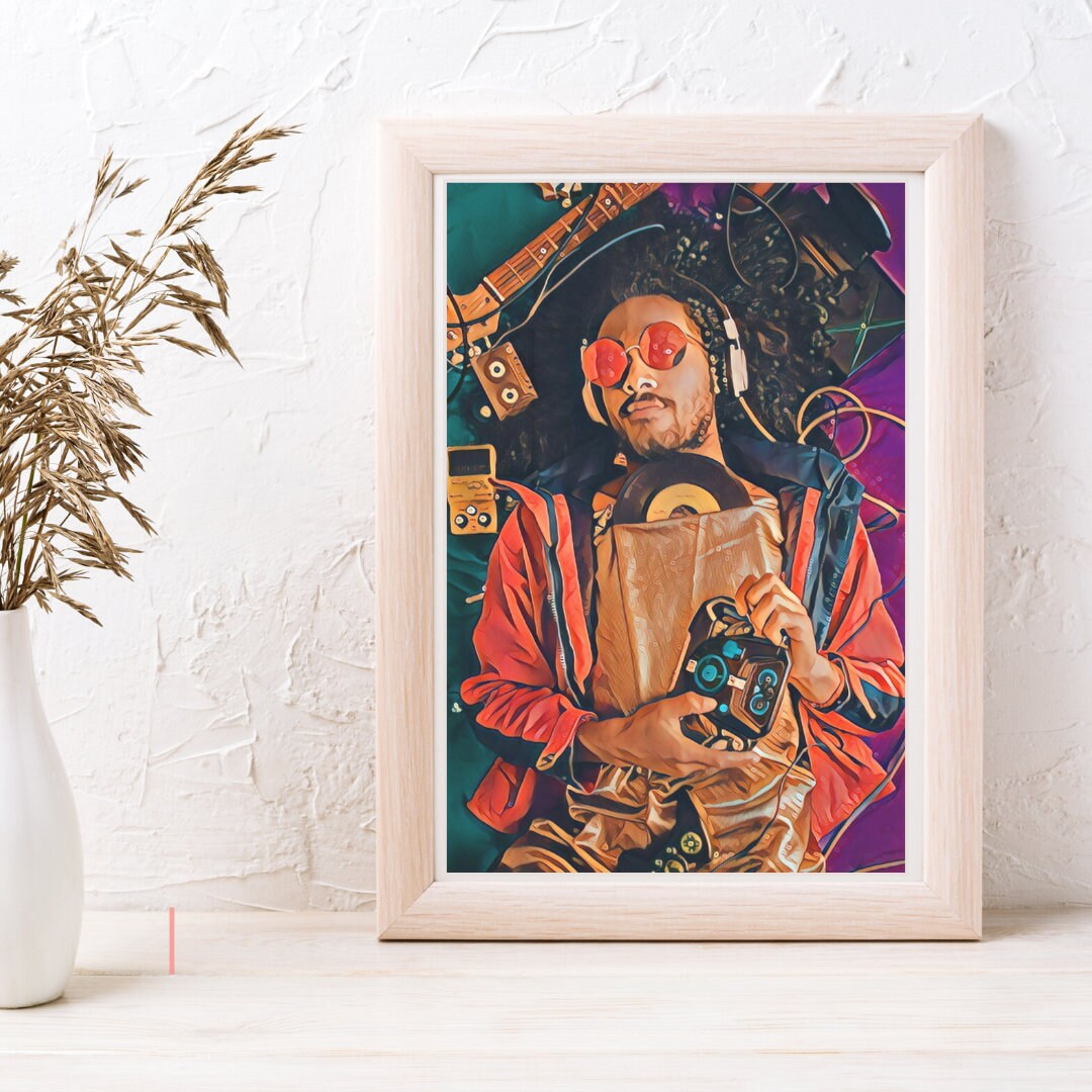 Music Room Home Decor for Music Studio Decoration Digital Wall Art for ...