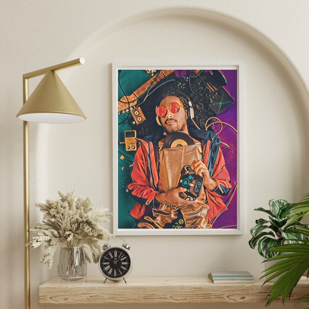 Music Room Home Decor for Music Studio Decoration Digital Wall Art for ...