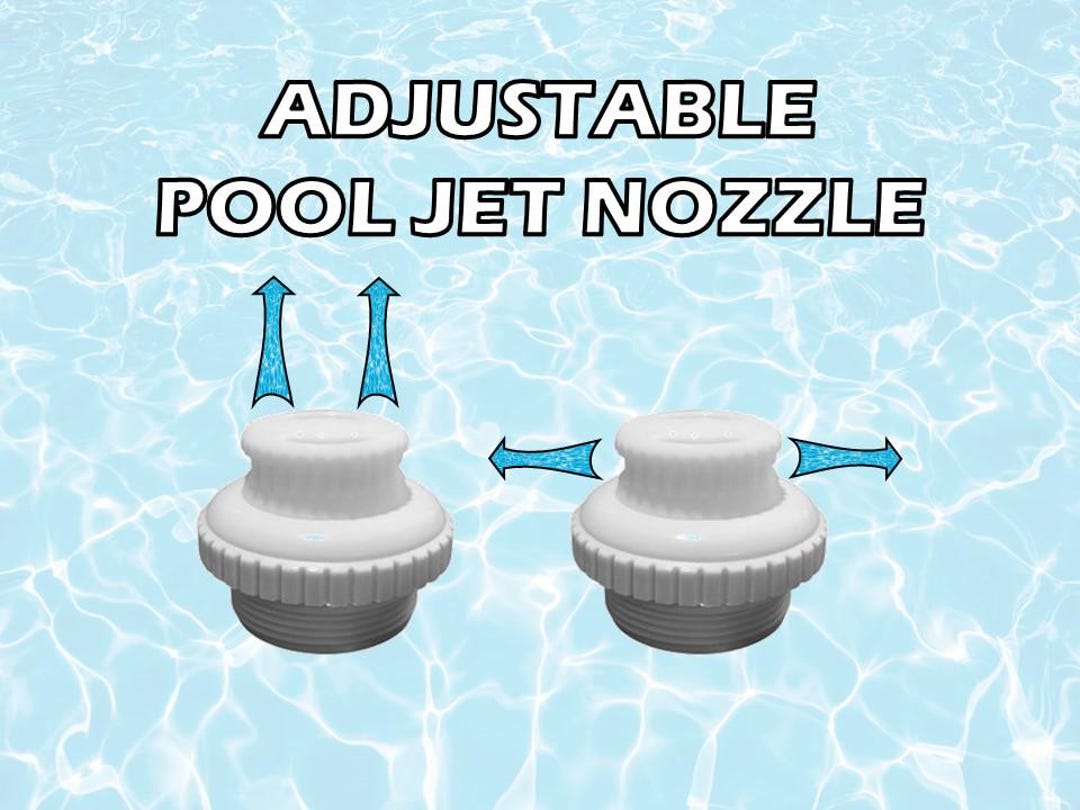 Adjustable Pool Jet Nozzle: Dual Flow Control, UV & Chemical Resistant ...