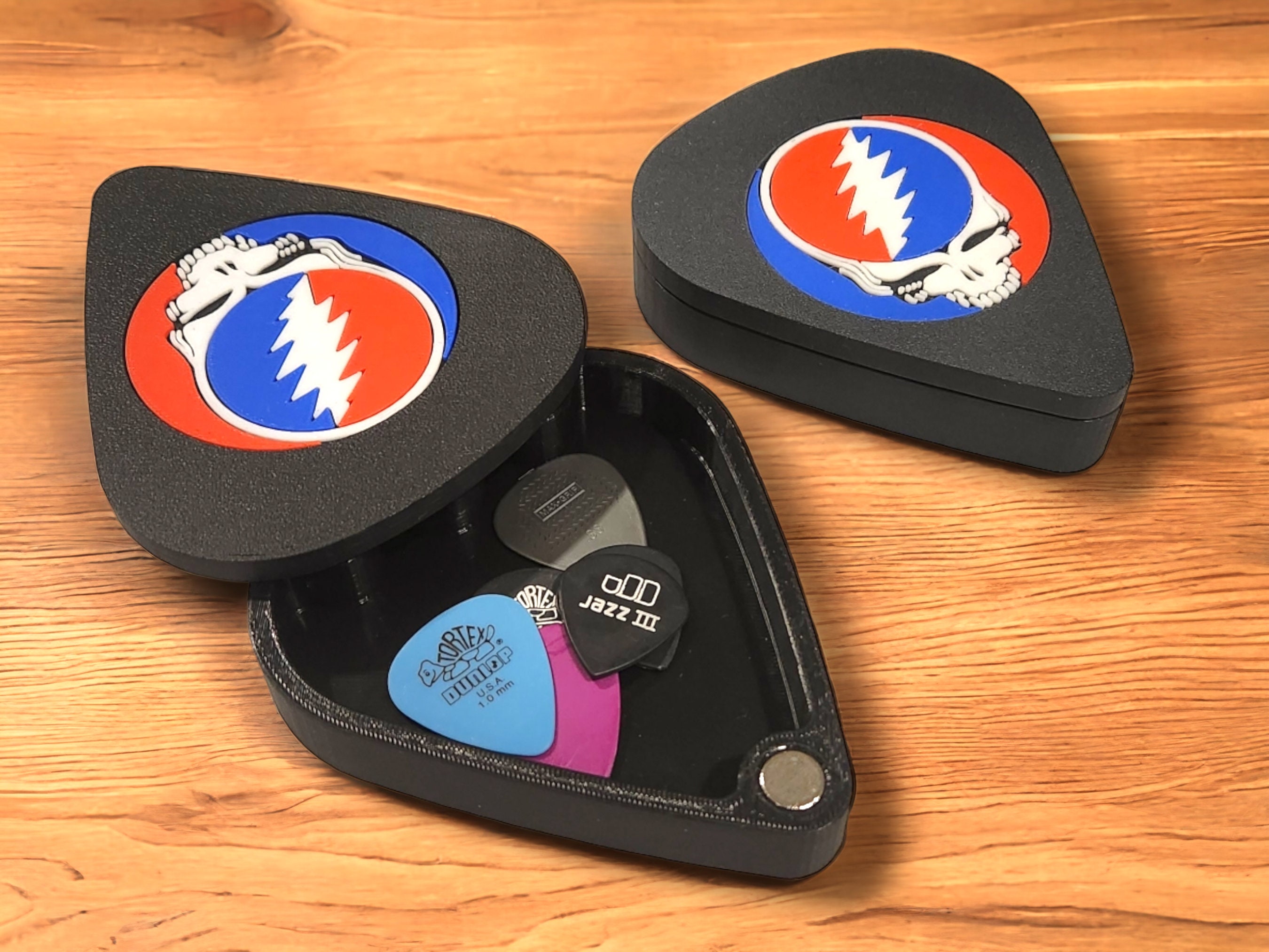 Guitar Pick Case Magnetic Swivel Phish/grateful Dead/jamband/custom ...