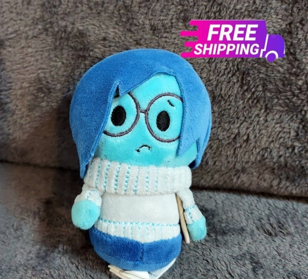 Hallmark Itty Bittys Disney Pixar Inside Out Sadness Plush 5 - Etsy