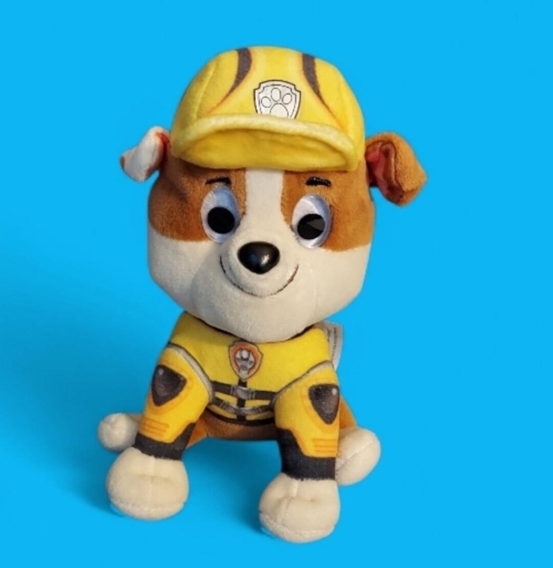 Paw Patrol Rubble Puppy Dog Plush Stuffed Animal Gund 6" - Etsy