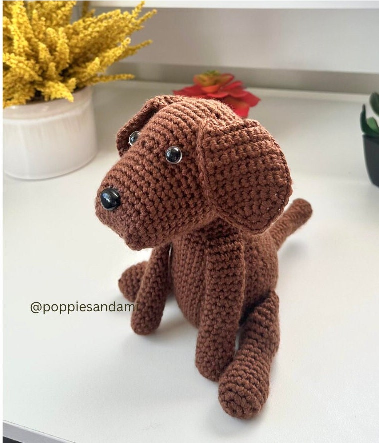 CROCHET PATTERN: Larry the Labrador Retriever Amigurumi - Etsy