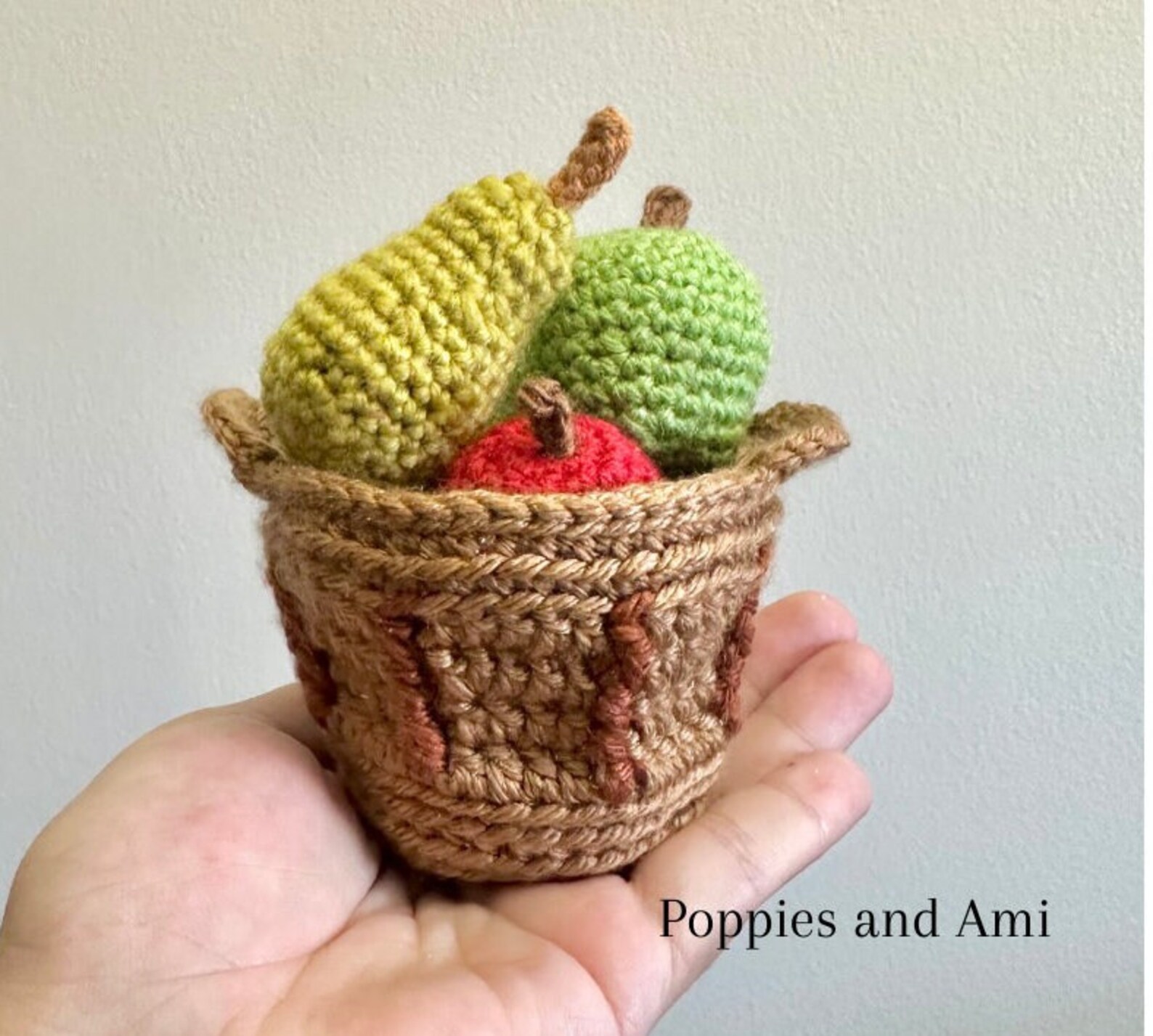 Crochet Pattern: Fall Harvest; Pumpkins, Wheelbarrow, Apples and Pears ...