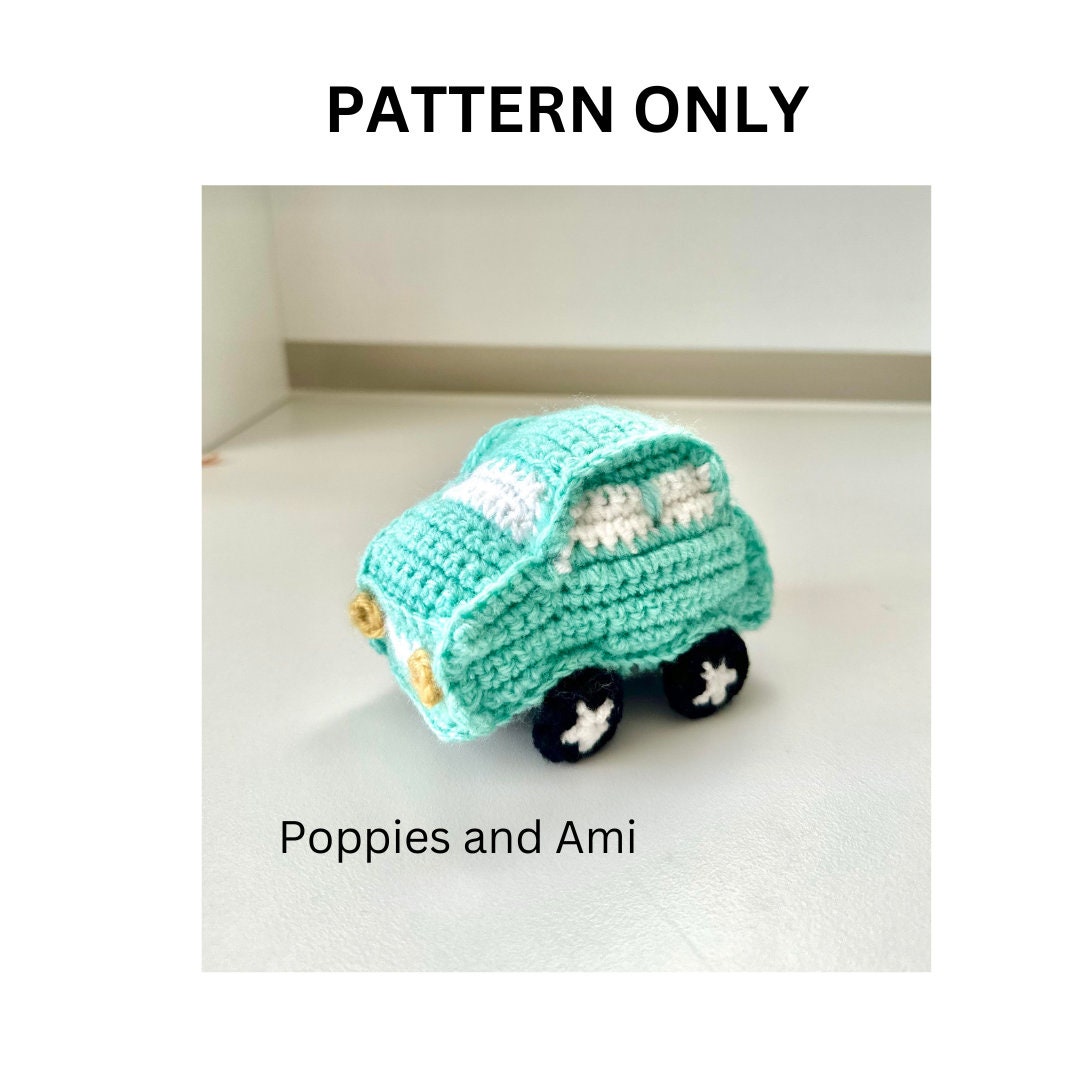 CROCHET PATTERN: Mini Car Amigurumi - Etsy