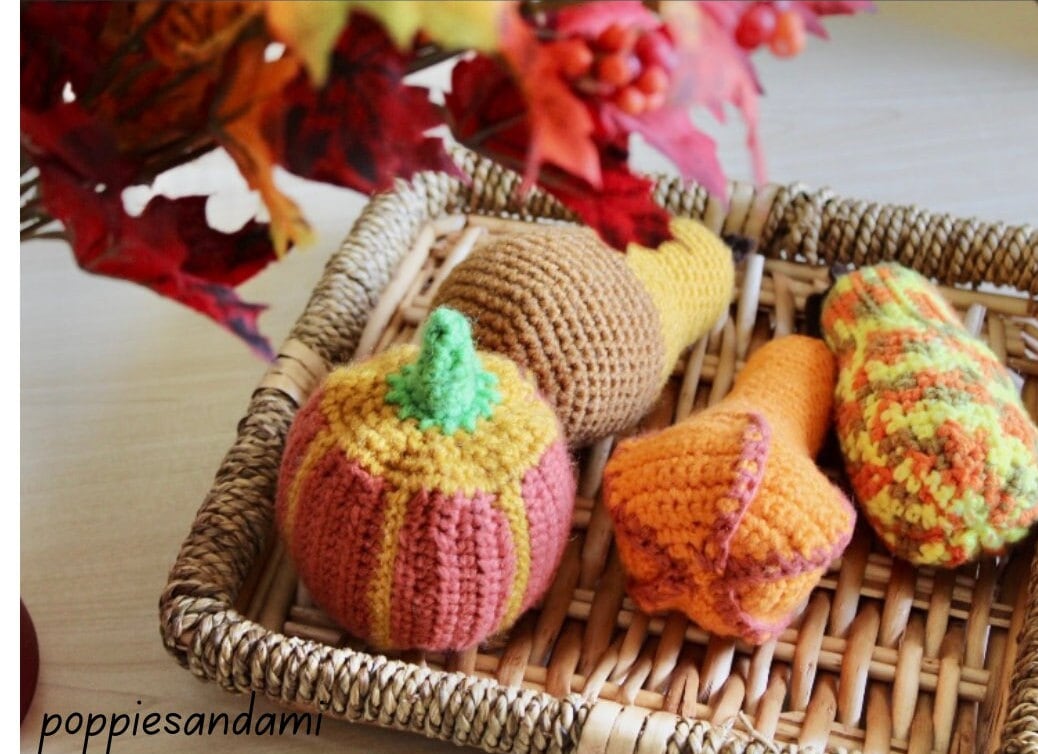 Gourd and Pumpkin Family Crochet Pattern; FALL Ideas; Autumn Decor ...