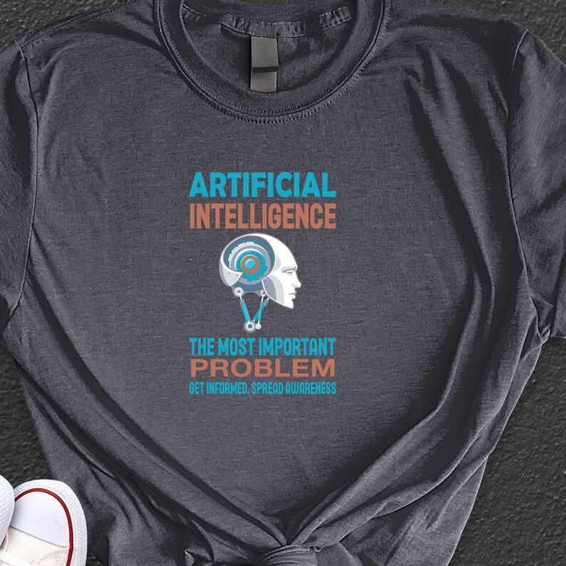 AI Artificial Intelligence T-shirt, Futuristic Science Technology ...