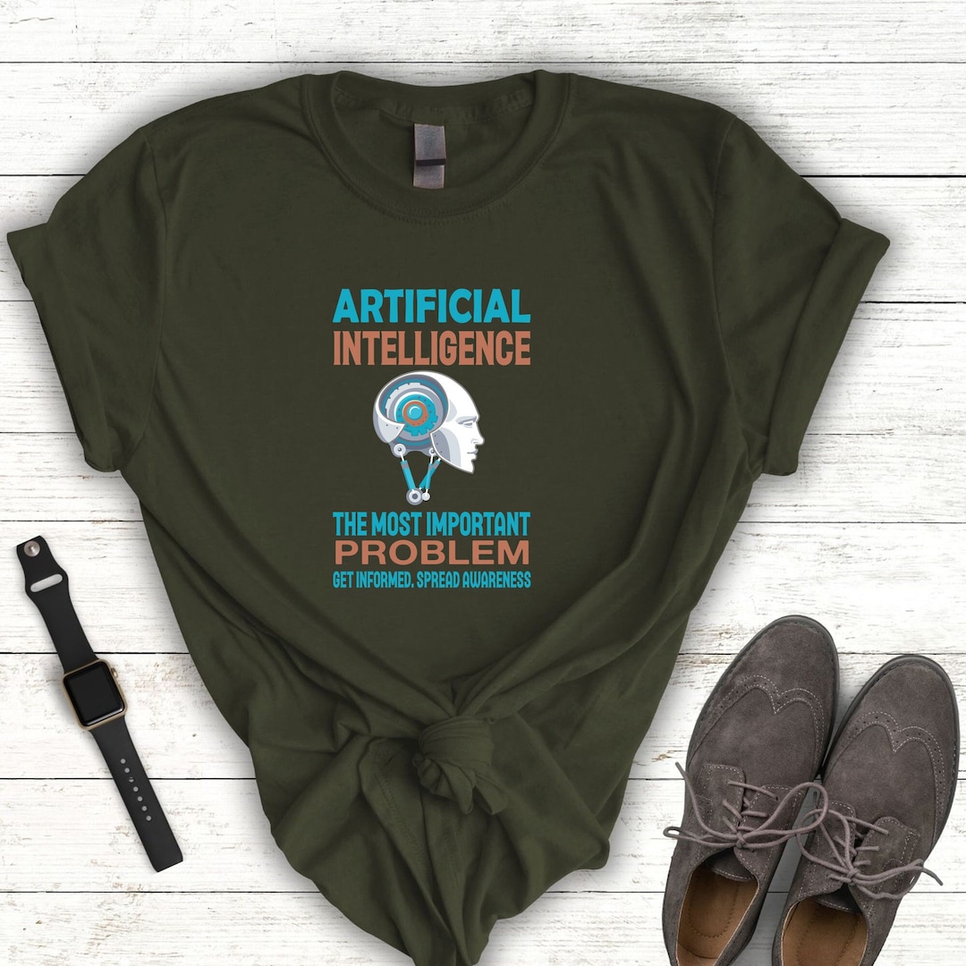 AI Artificial Intelligence T-shirt, Futuristic Science Technology ...