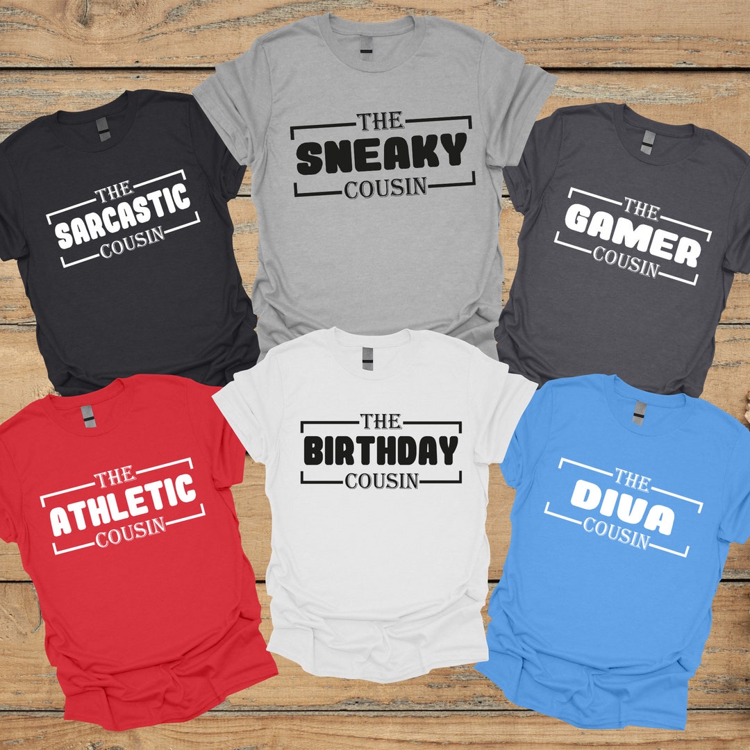 Funny Cousin Crew T-shirt, Custom Family Group Shirt, Cousin Crew T ...