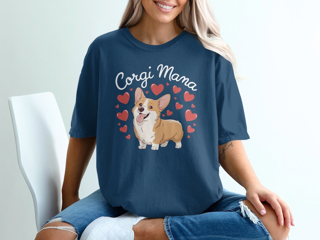 Corgi Mama PNG Clipart, Cute Corgi Heart Design, Corgi Dog Digital ...