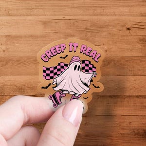 Creep It Real Ghost Roller Skates PNG Clipart, Halloween Ghost Skater ...