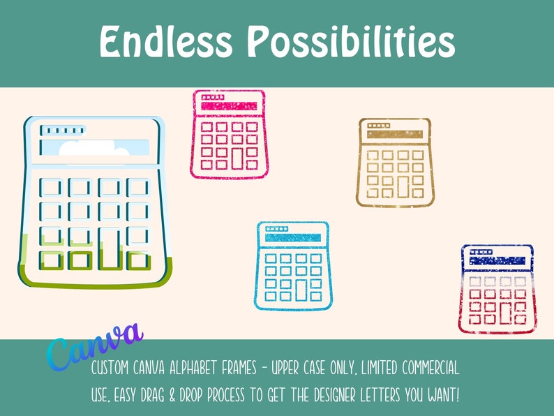 Math Canva Frames Mathematics Doodle for Teachers, Funny Math Designs ...