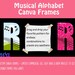 Canva Frames Musical Alphabet Doodle Letters, Music Clip Art, Canva ...
