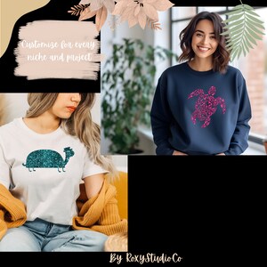 Canva Frames Turtle Clip Art, Tiny Turtles SVG, String of Turtles ...