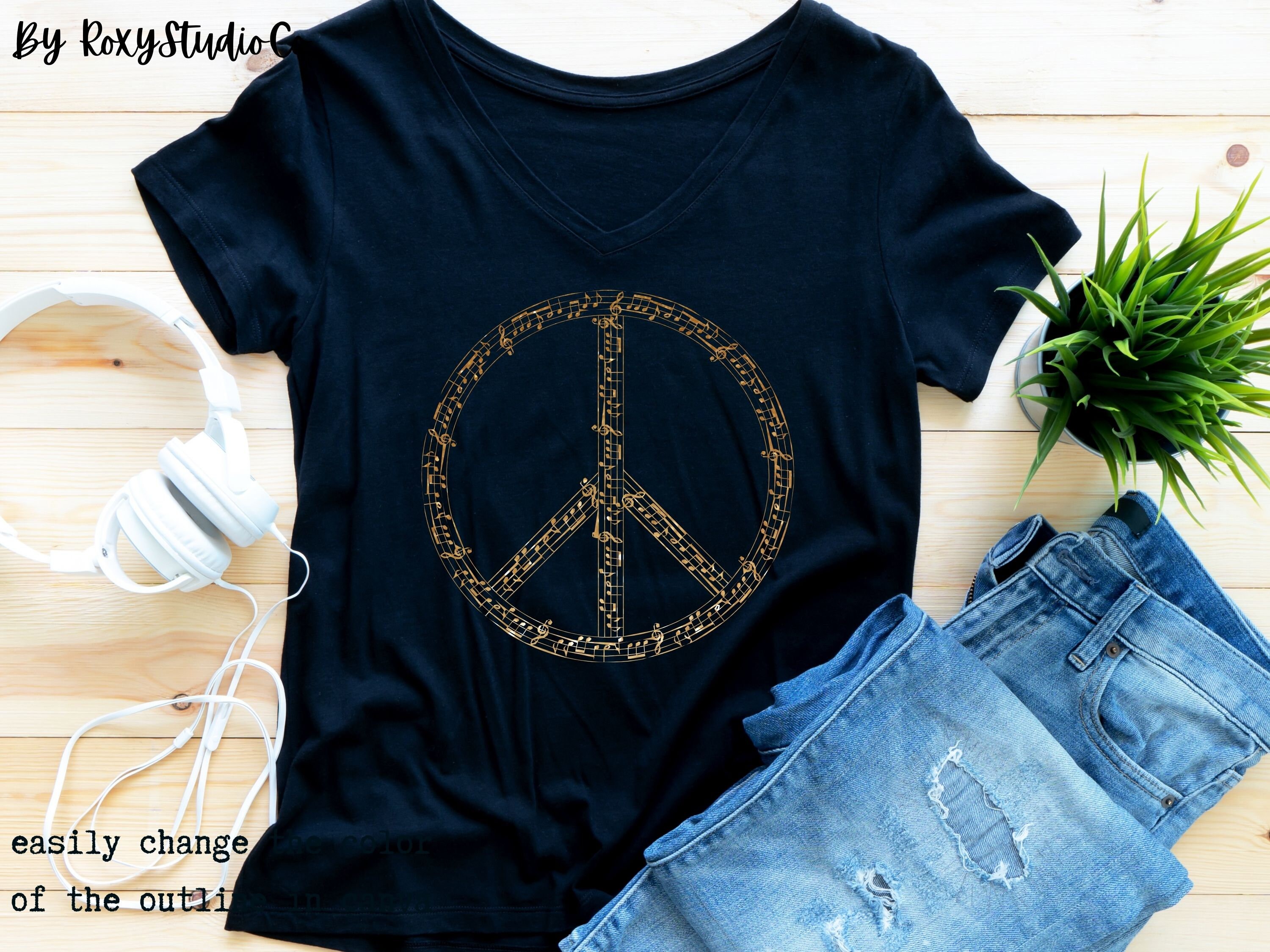 Music Canva Frames, Editable Template Canva, Musical Notes Design, Drag ...