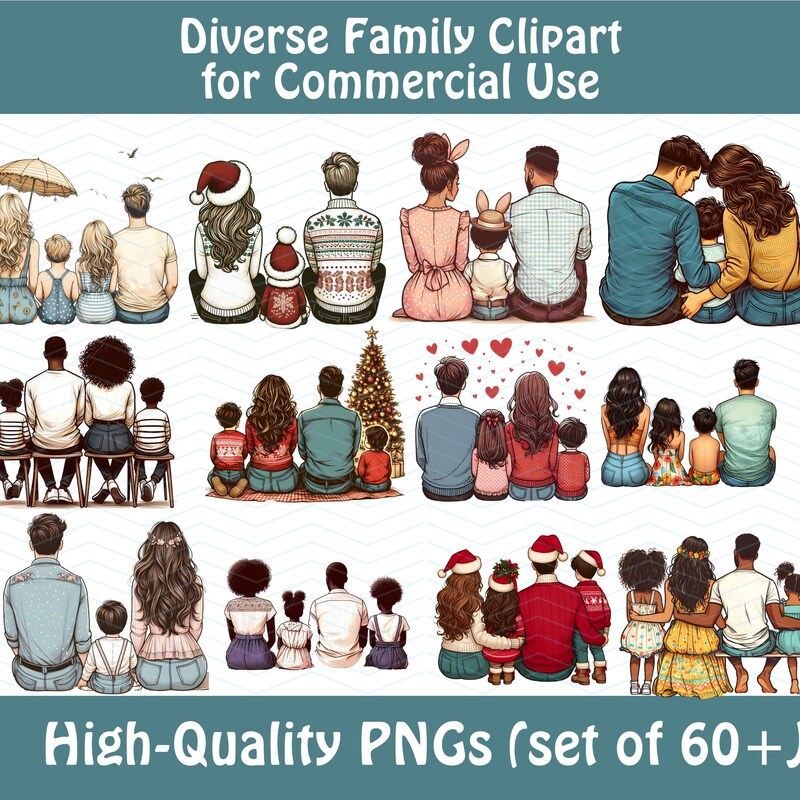 Family Clipart Bundle - Etsy