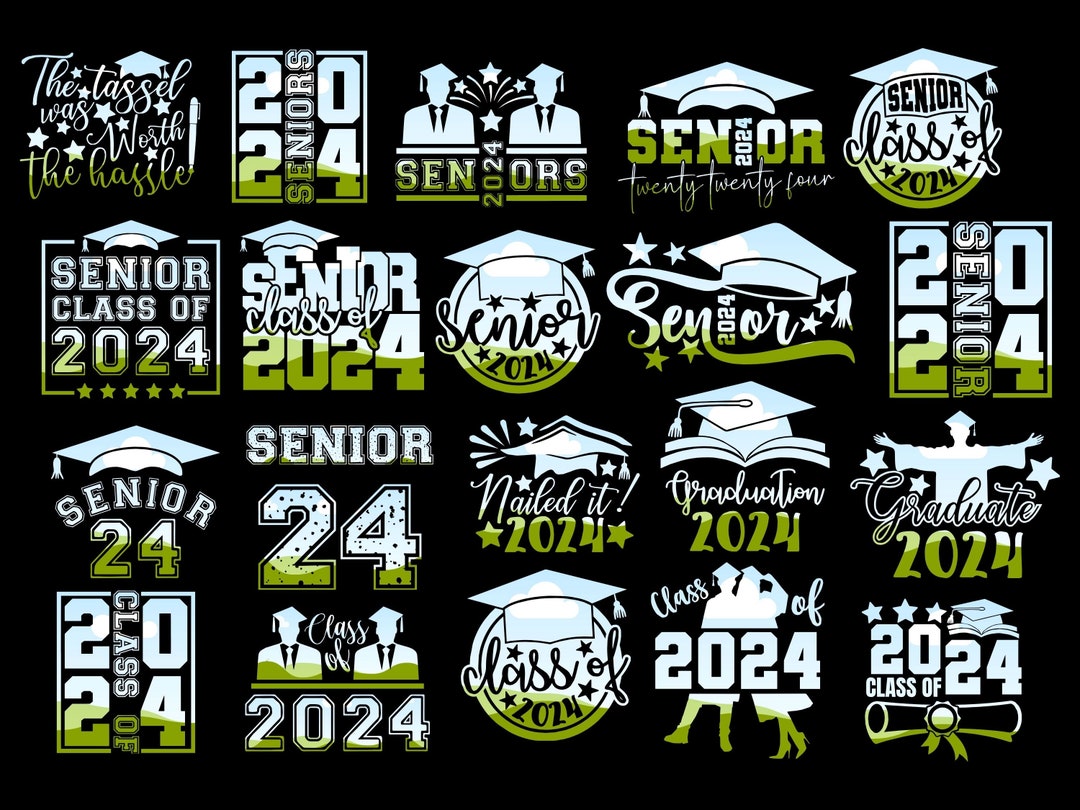 Class of 2024 Canva Template, Graduation Canva Frames Drag and Drop ...