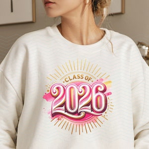 Class of 2026 Clipart Bundle for Graduation Designs, Class of 26 Shirts ...