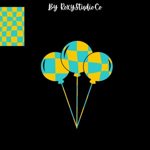 Balloon Canva Frames Editable Template Personalized Birthday Balloons ...