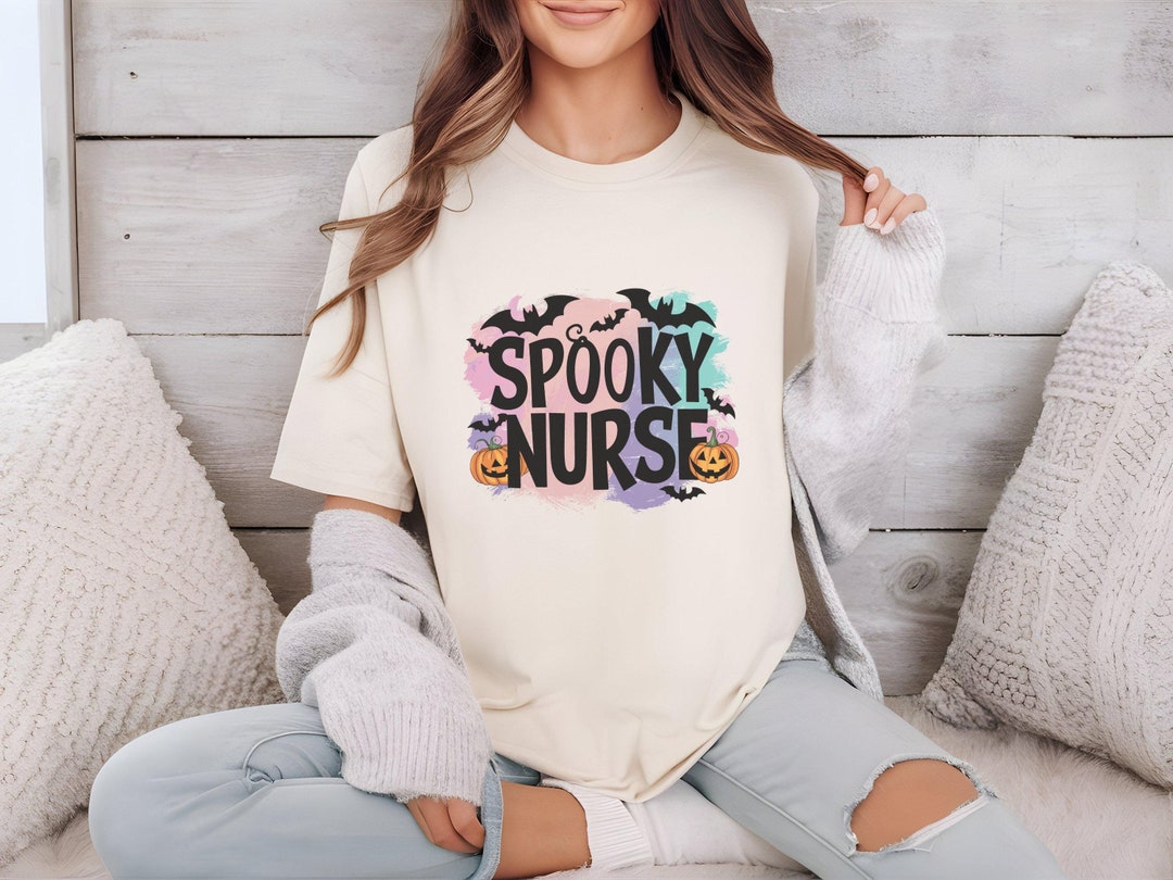 Spooky Nurse Digital Clipart PNG Halloween Design, Halloween Nurse ...