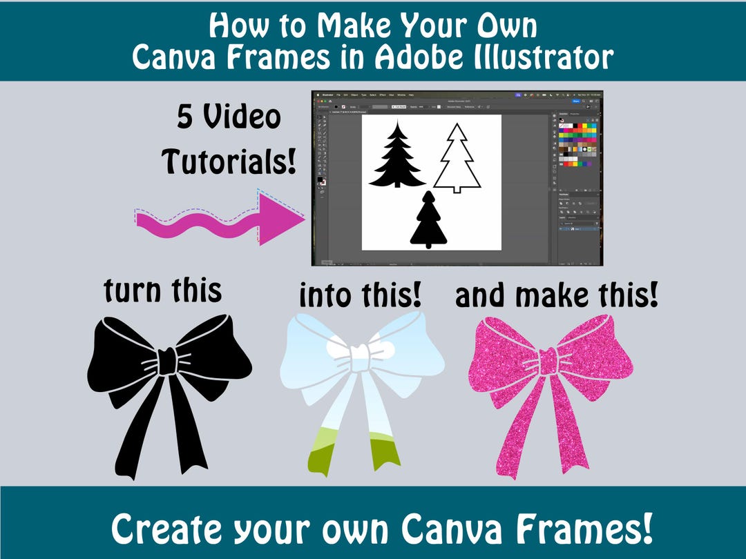 Canva Frames Tutorial, How to Make Your Own Canva Templates, Drag and ...