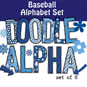 Baseball Letters and Clipart for Commercial Use, Sports Alphabet ...
