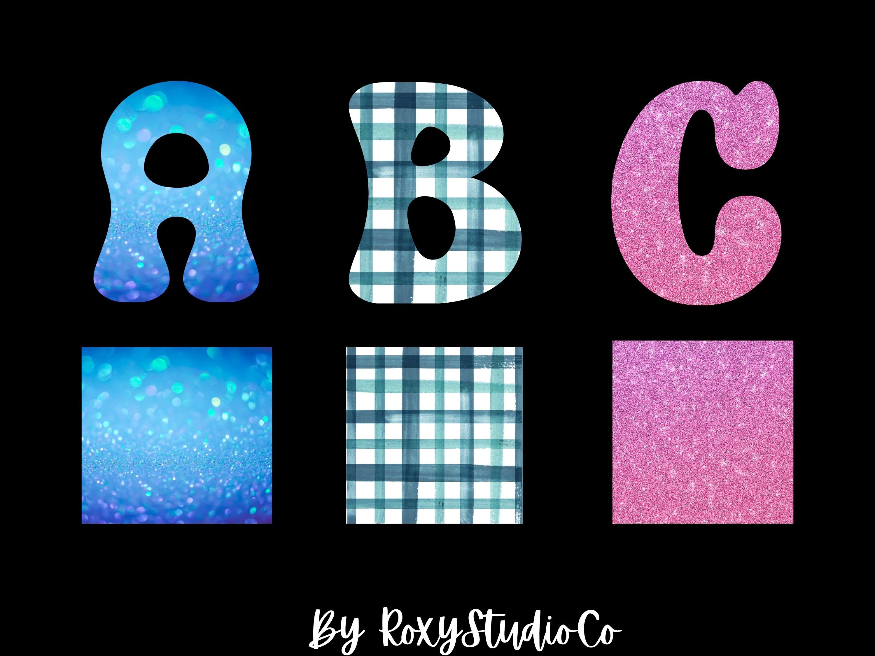 Canva Frames Retro Doodle Alphabet Retro Clip Art Canva - Etsy