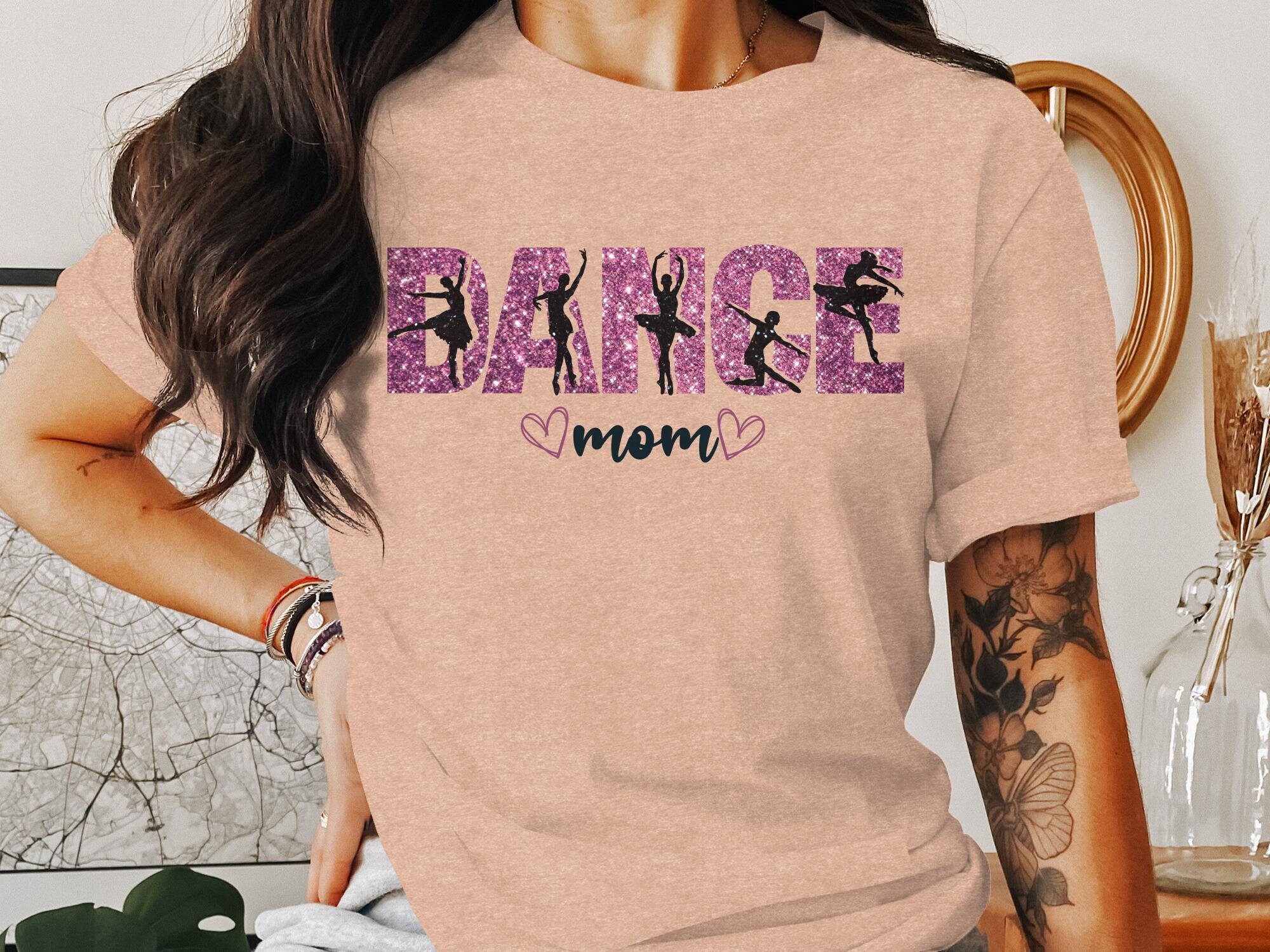 Dance Mom Glitter PNG, Digital Download for T-shirts, Tote Bags, and ...