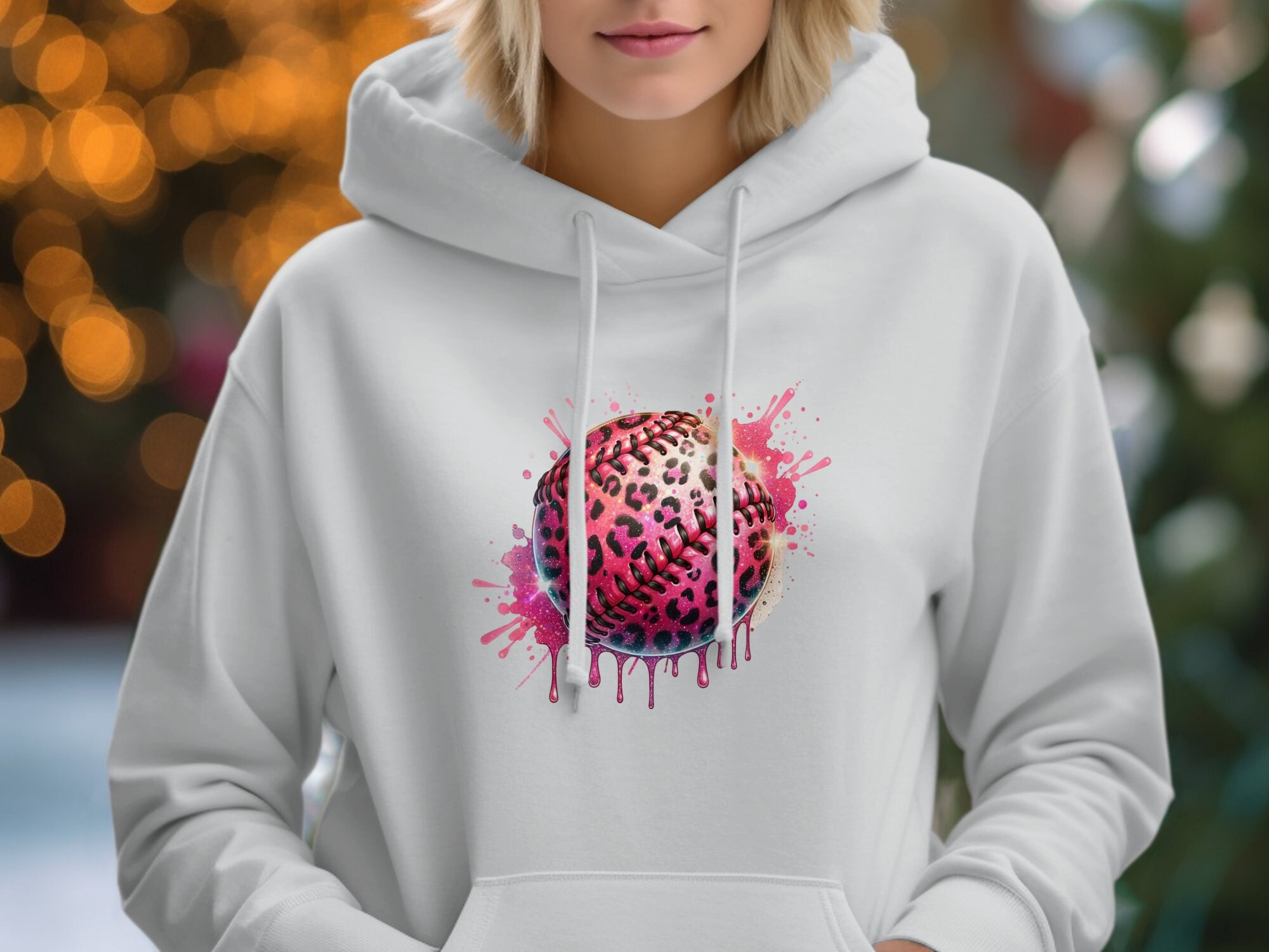 Leopard Print Softball Clipart, Softball Mom PNG, Sparkle Sports ...