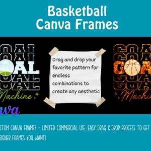 Basketball Canva Template, Drag and Drop Fillable Sports Designs for ...
