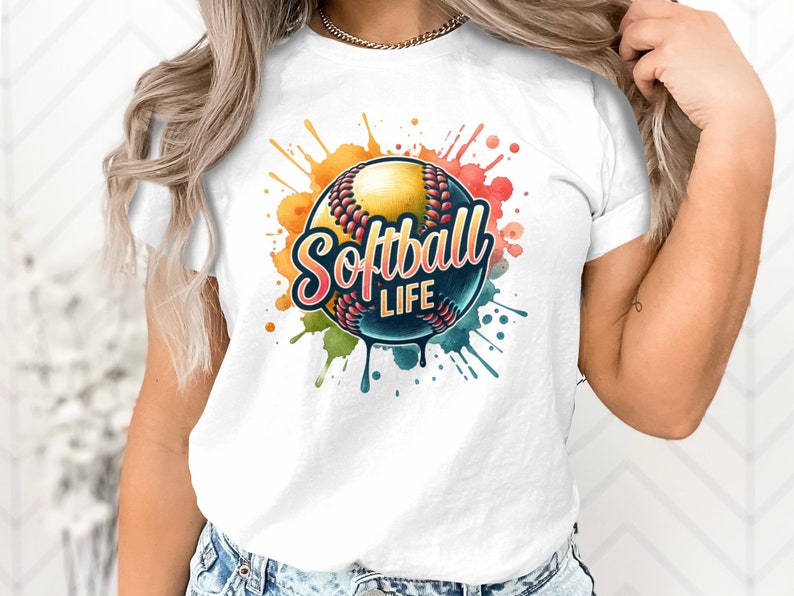 Softball Life Clipart for Commercial Use, Digital Download Clip Art ...