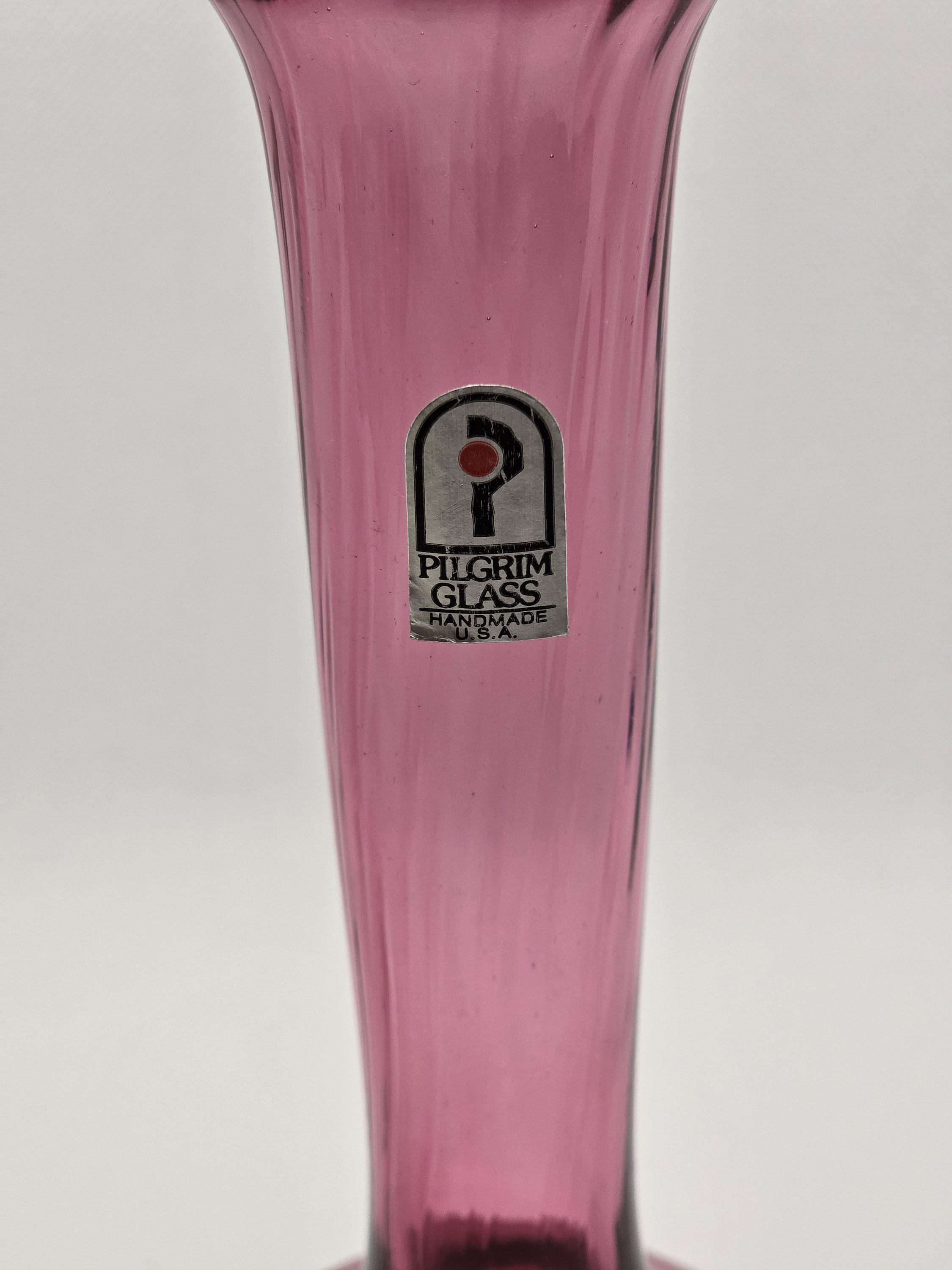 Vintage Pilgrim Glass Vase - Etsy