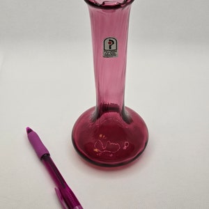 Vintage Pilgrim Glass Vase - Etsy