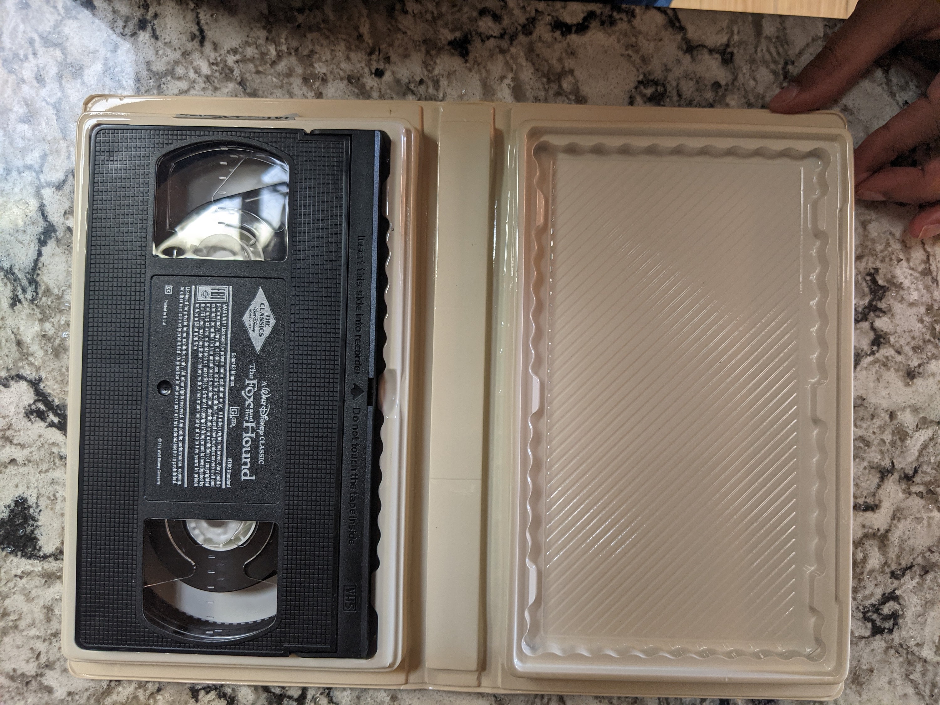 The Fox and the Hound VHS *RARE Black Diamond - Etsy