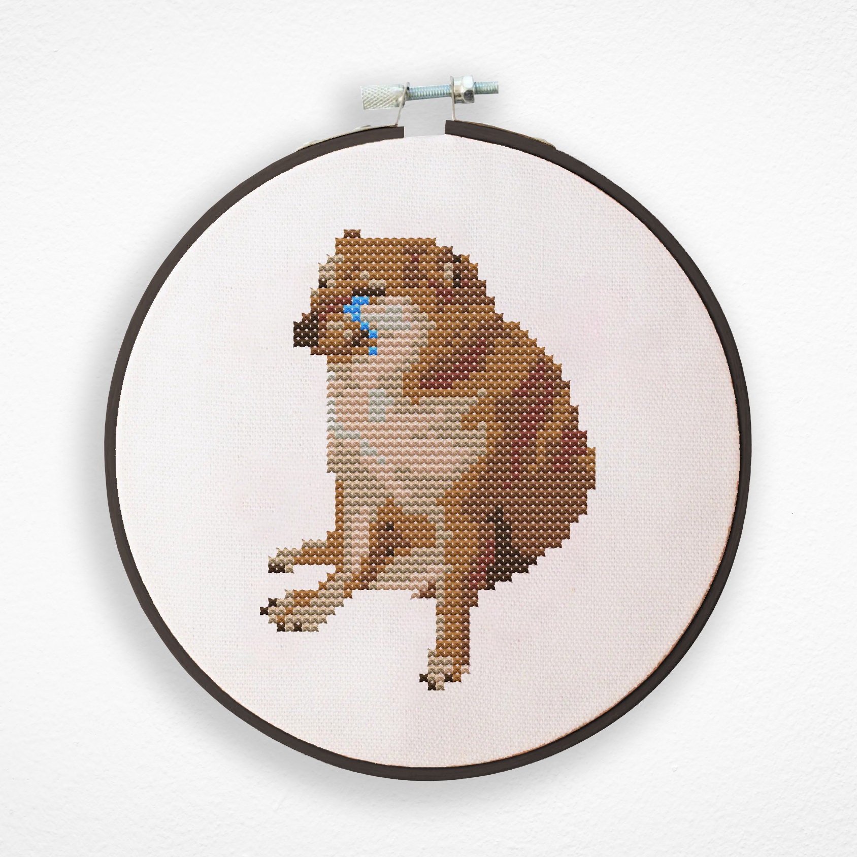 Sad Cheems Cross Stitch Pattern PDF - Etsy