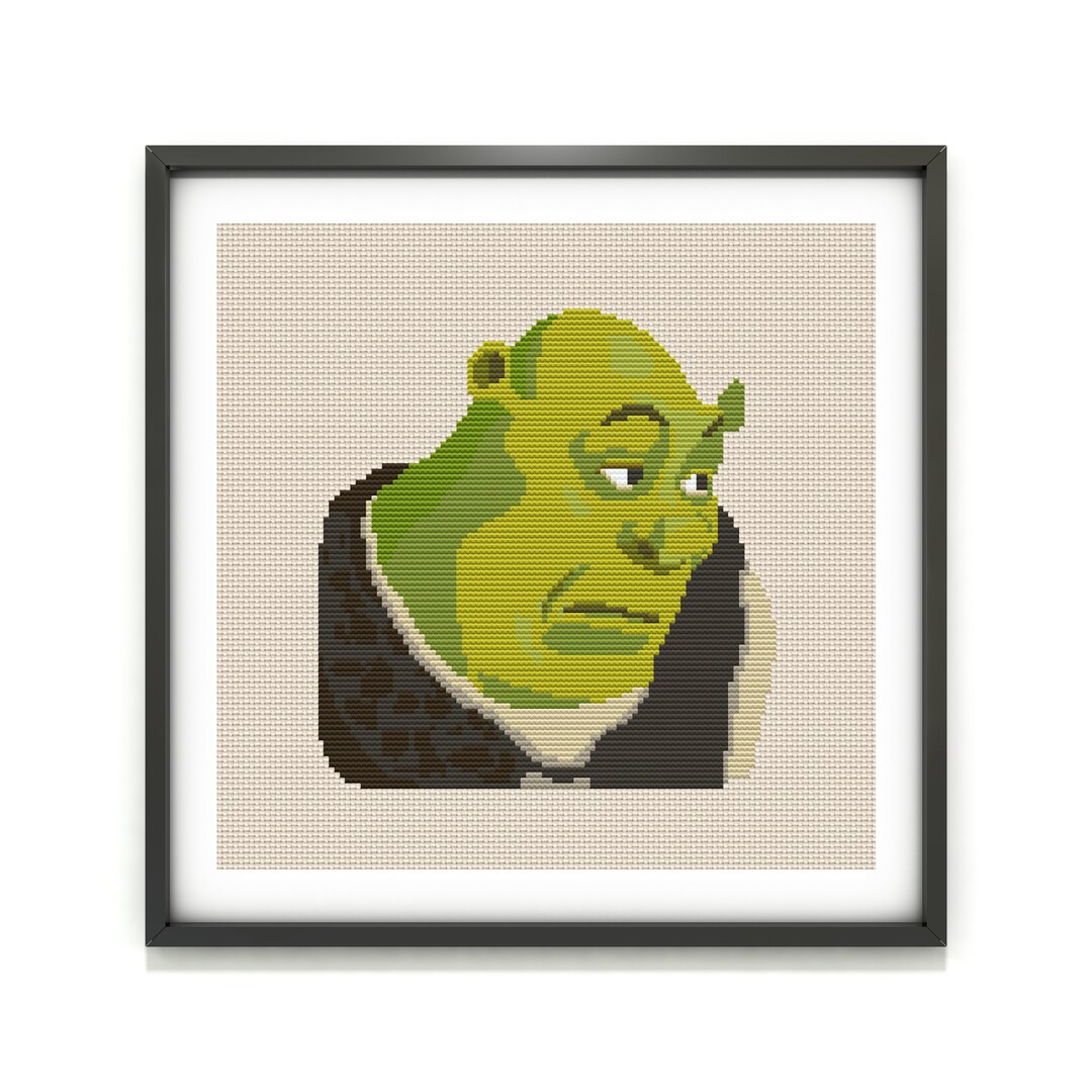 Shrek Cross Stitch Pattern PDF - Etsy