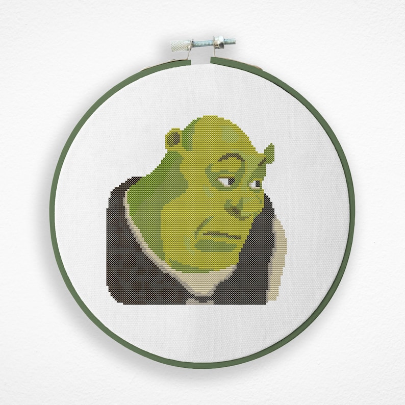 Shrek Cross Stitch Pattern PDF - Etsy