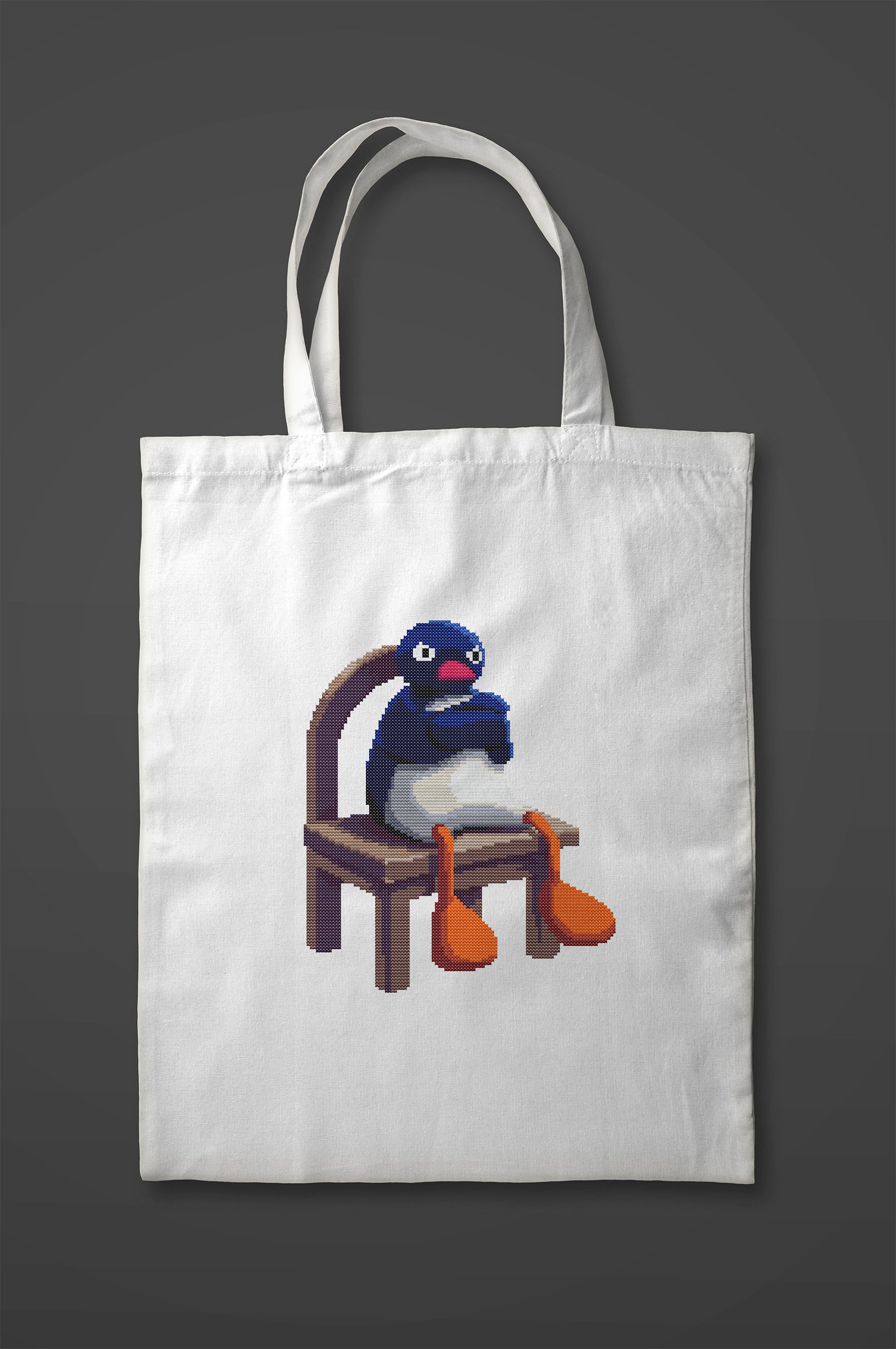 Angry Pingu Cross Stitch Pattern PDF - Etsy