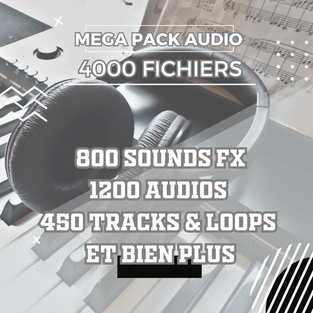 Mega Audio Pack 3900+ Audio Tracks Loop FX Files Instant Download - Etsy