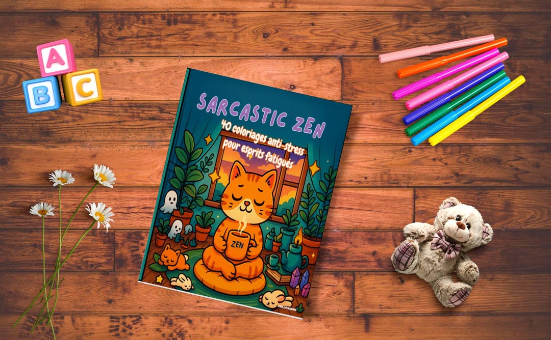 Sarcastic Zen – 40 PDF Coloring Pages for Adults | Funny and Relaxing ...