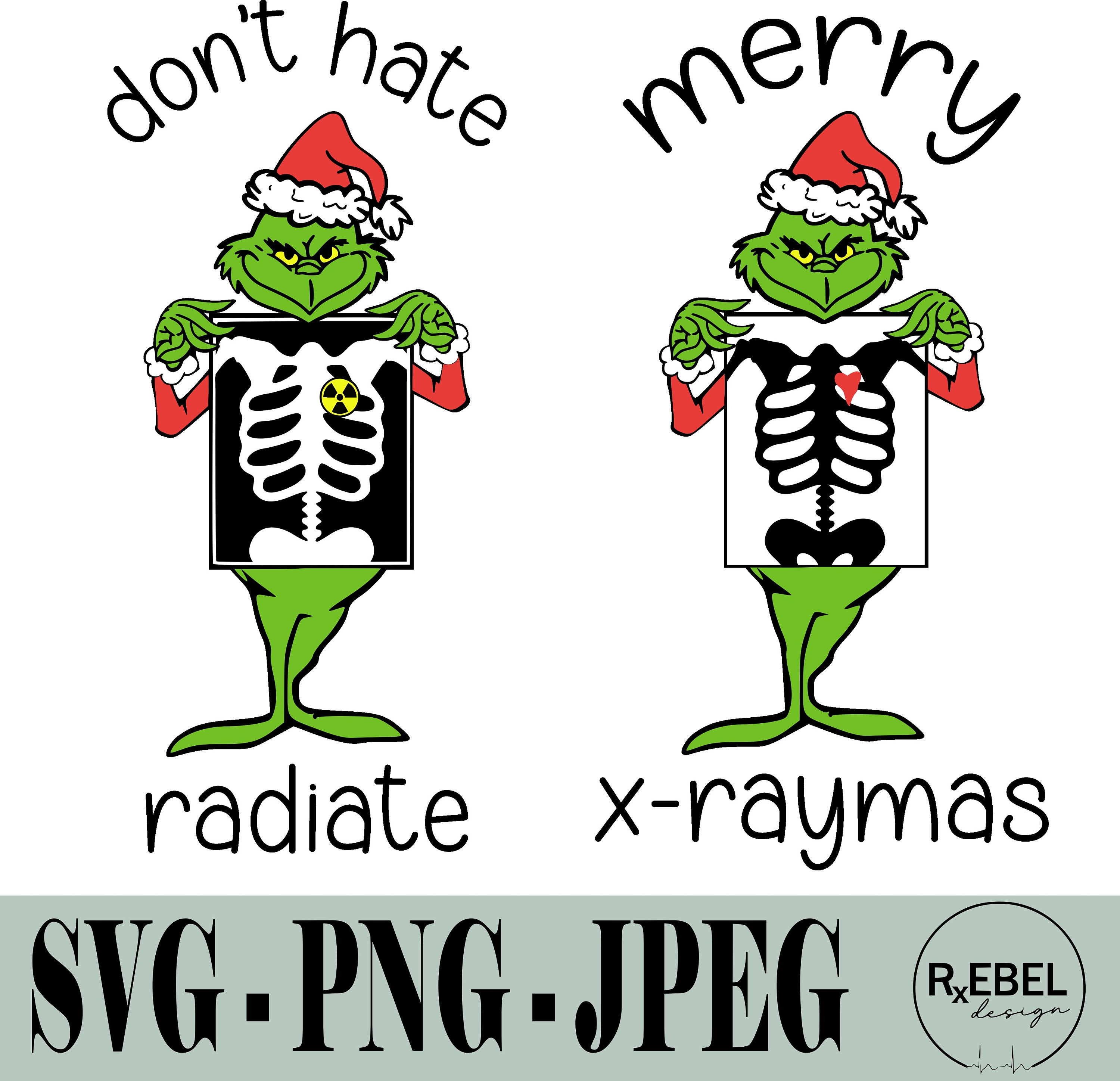 Grinch Inspired SVG Medical SVG CUSTOMIZABLE - Etsy