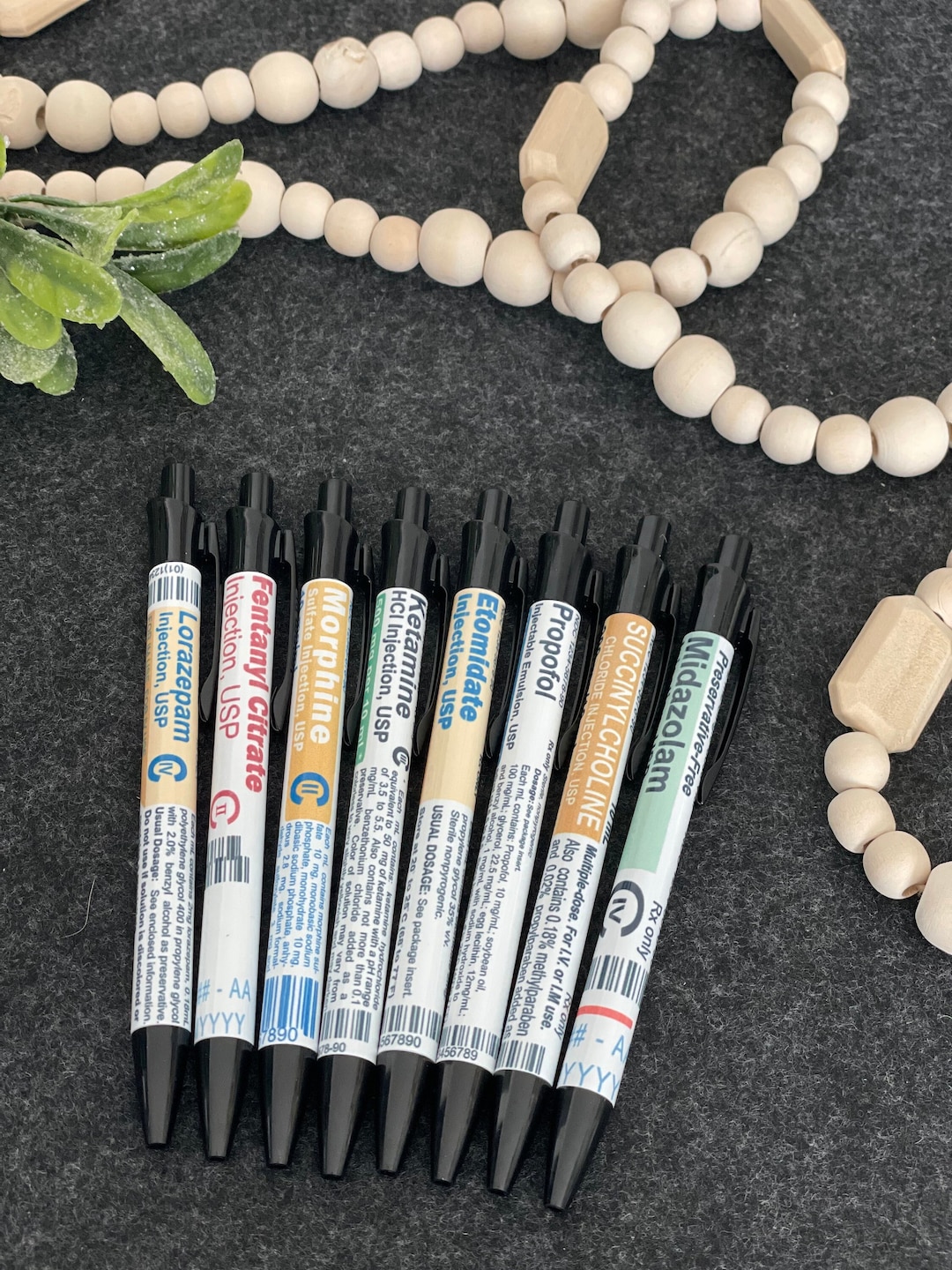 Medication Name Pen - Refillable Ballpoint Pen - Nurse Gift - Etsy