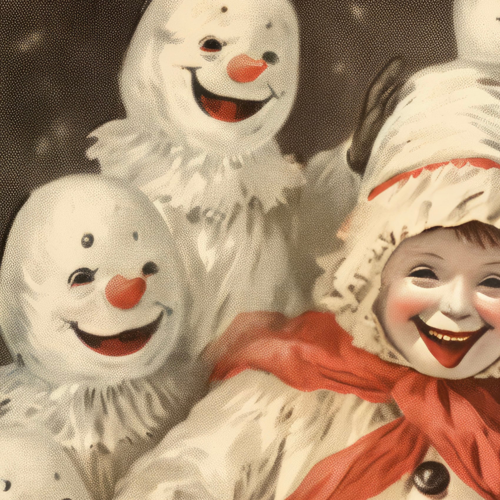 PRINTABLE Creepy Christmas Vintage Print, Gothmas Wall Art, Spooky ...