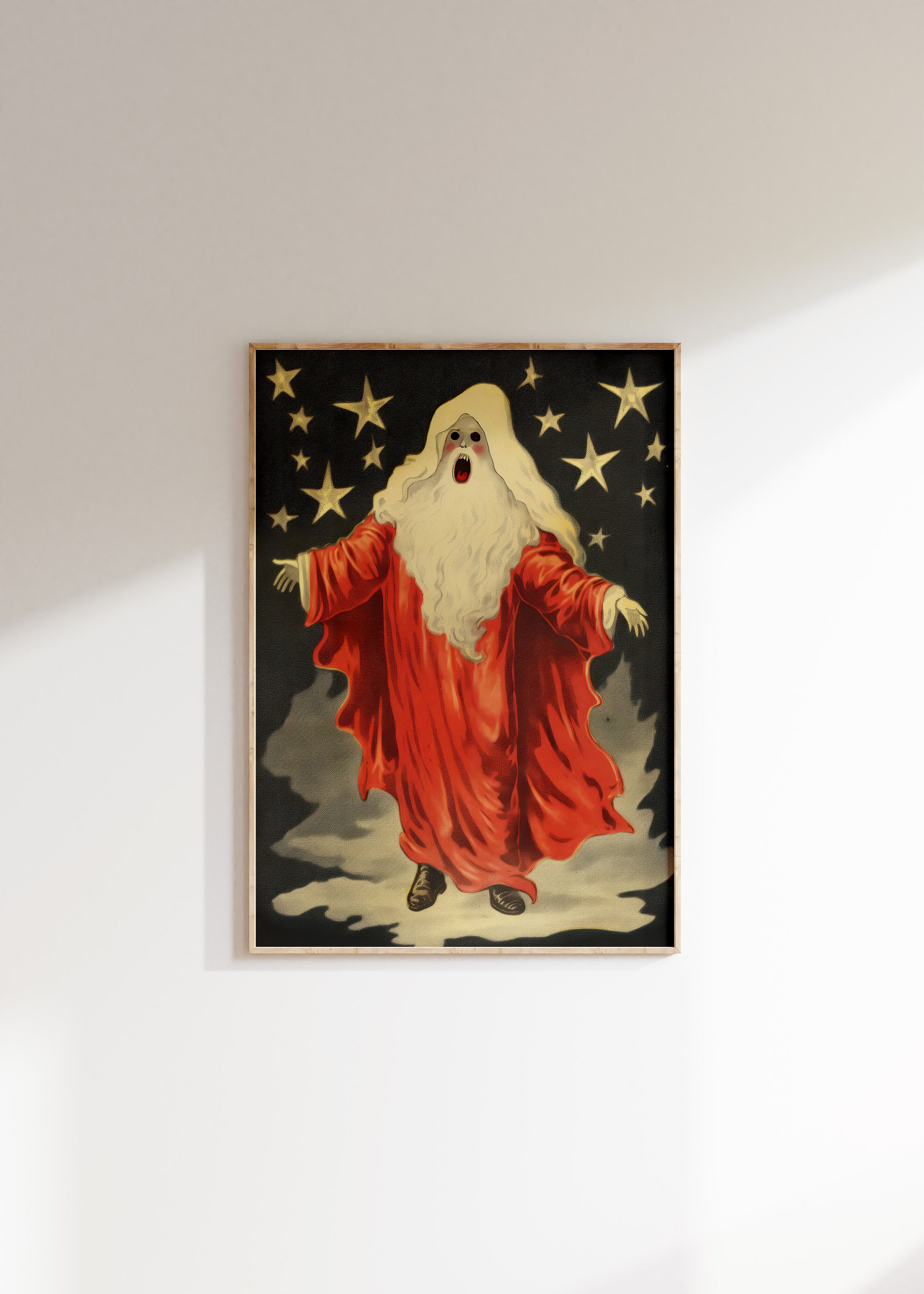 PRINTABLE Gothic Creepy Christmas Vintage Print, Krampus Wall Art ...