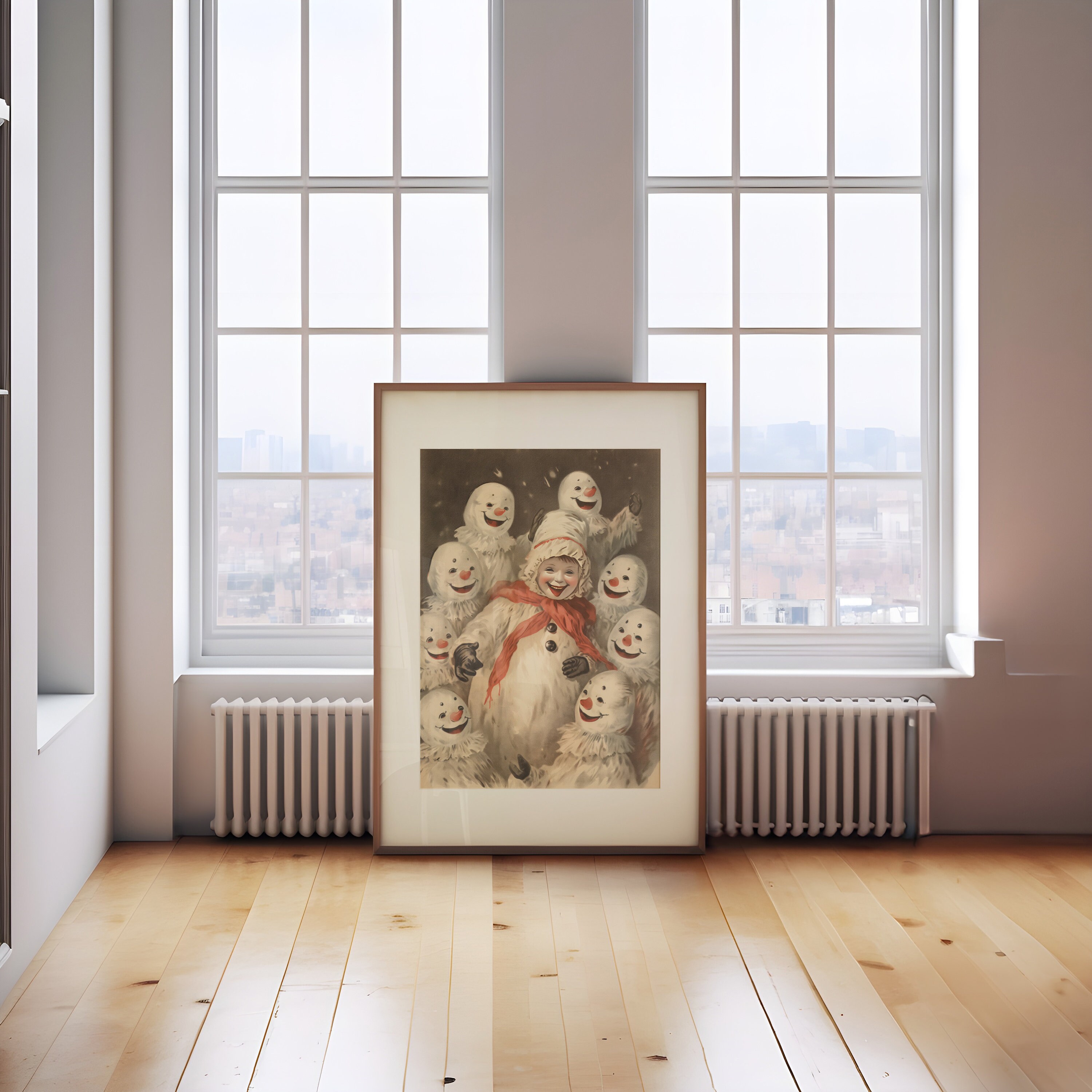 PRINTABLE Creepy Christmas Vintage Print, Gothmas Wall Art, Spooky ...