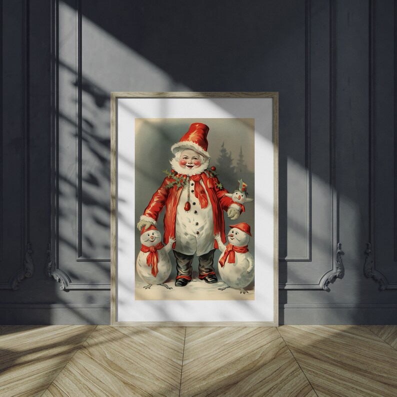 PRINTABLE Gothic Creepy Christmas Vintage Print, Krampus Wall Art ...