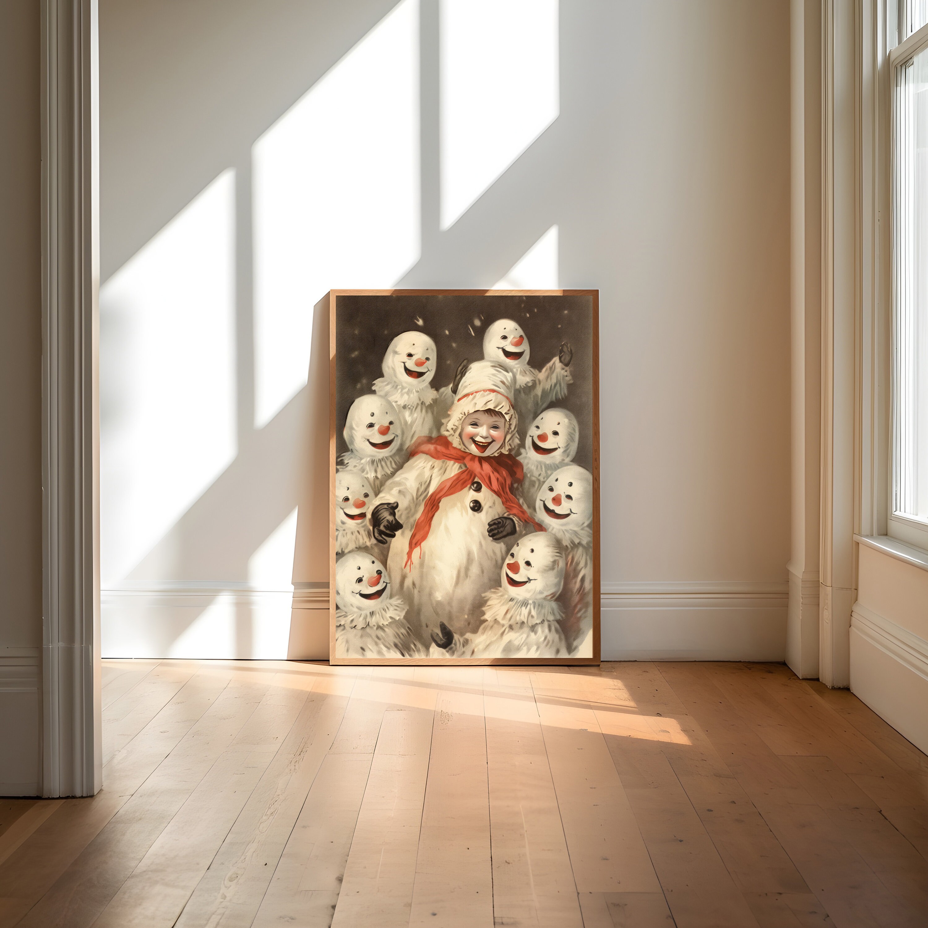 PRINTABLE Creepy Christmas Vintage Print, Gothmas Wall Art, Spooky ...