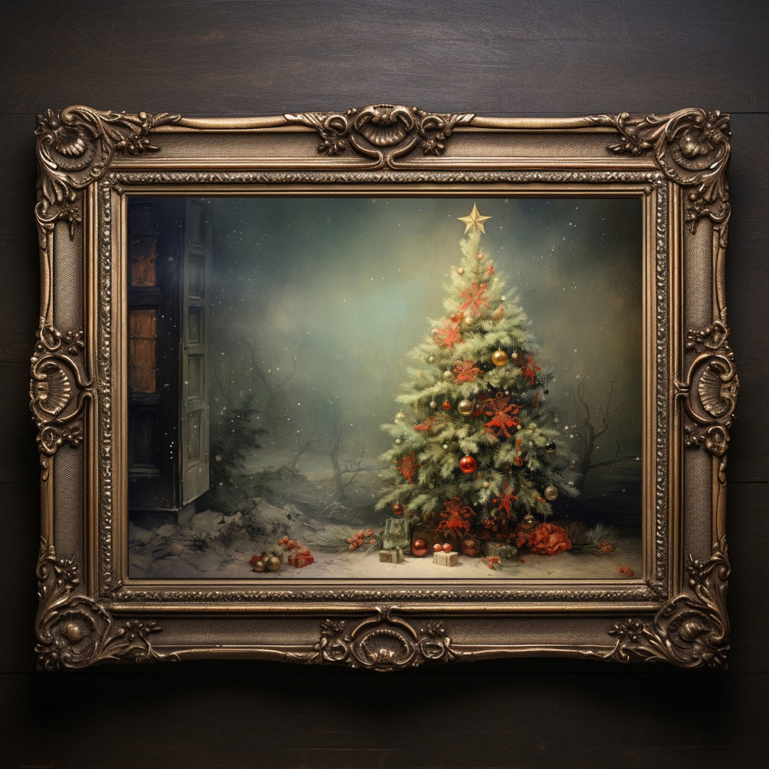 PRINTABLE Vintage Christmas Wall Art Victorian Christmas Printable ...