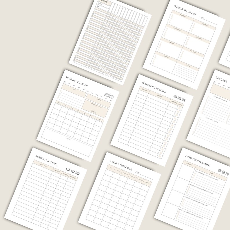 2024-2025 Minimalist Teacher Digital Planner PDF Goodnotes & Printable ...
