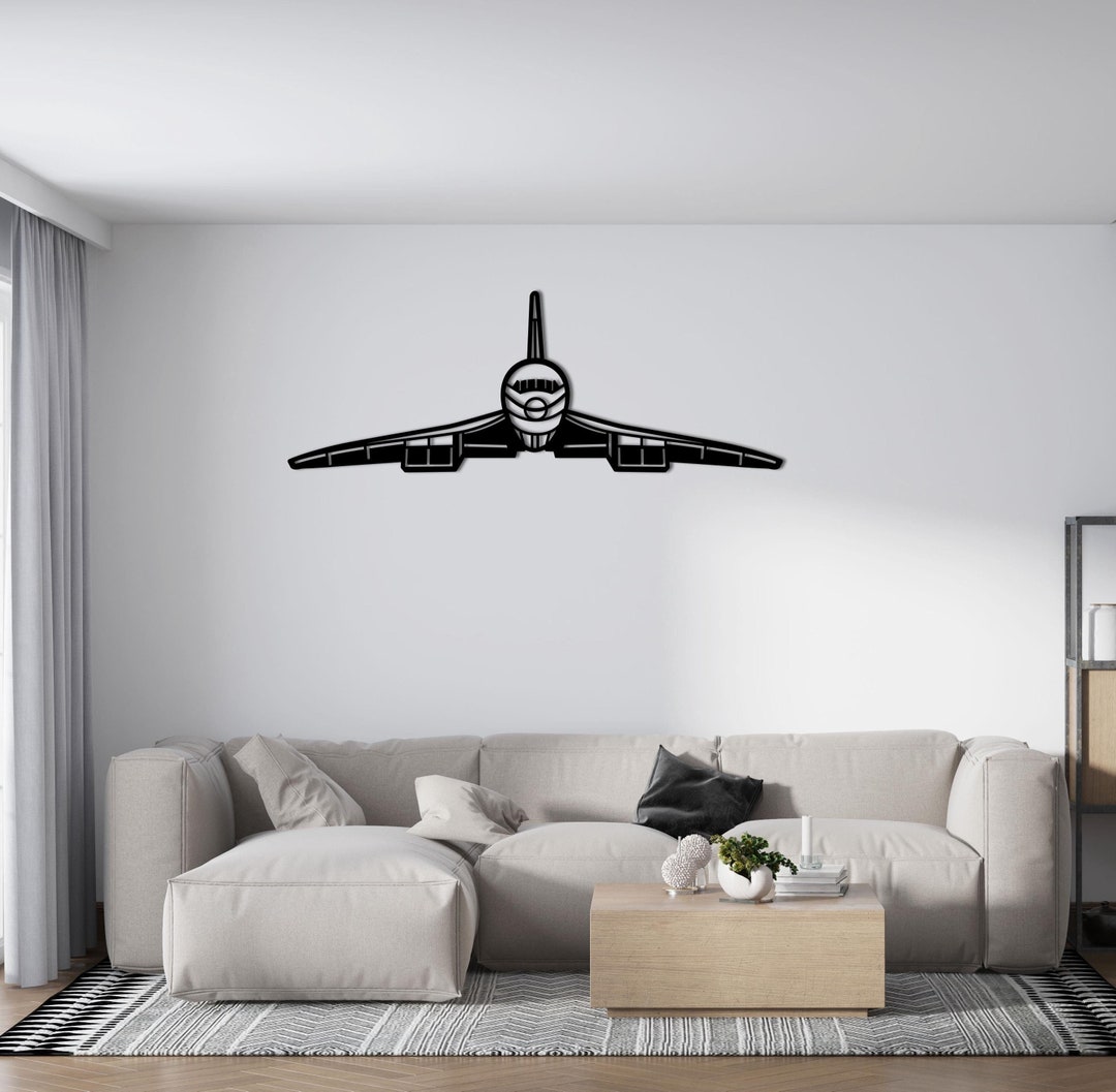 Concorde Front | Metal Aircraft Wall Art for Home or Office Decor ...